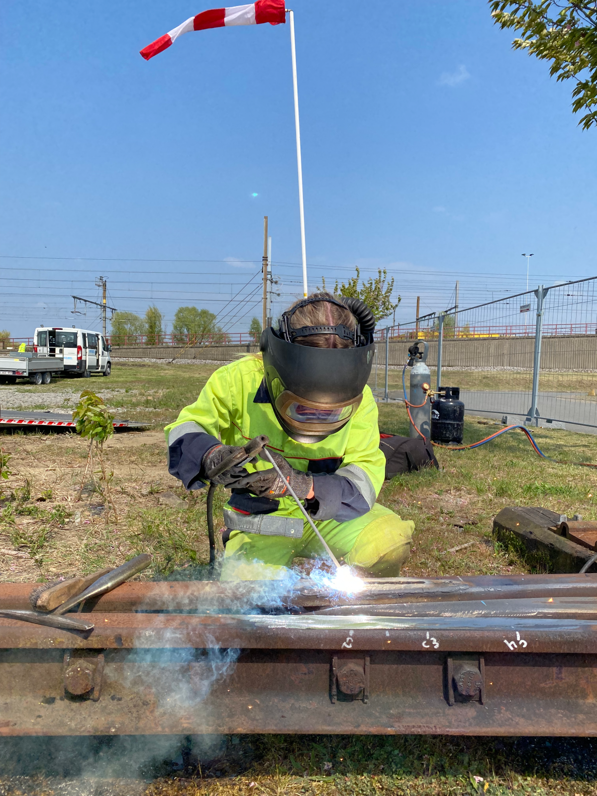 Annelies Renoz, “verpleegster” van de sporen Infrabel